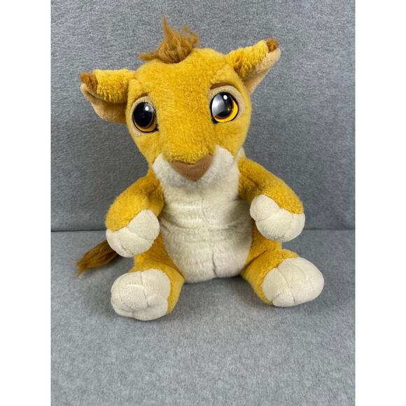 Disney | Toys | Vintage Disney The Lion King Purring Baby Simba Plush 2 ...